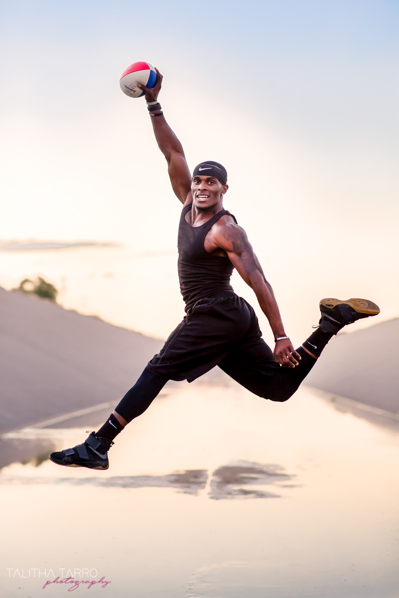 Sports Portraiture with Dontrell | Talitha Tarro Photography