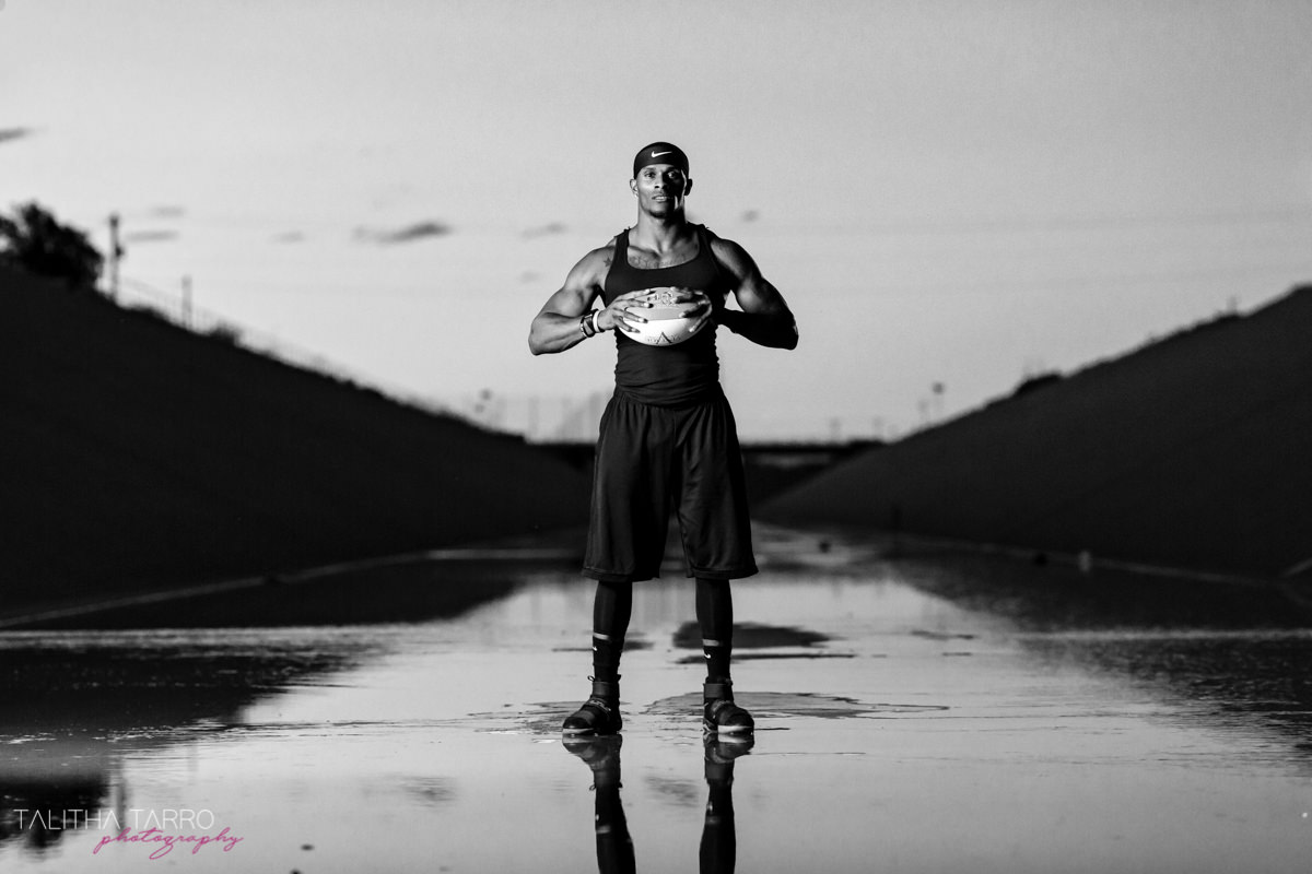 Sports Portraiture with Dontrell | Talitha Tarro Photography